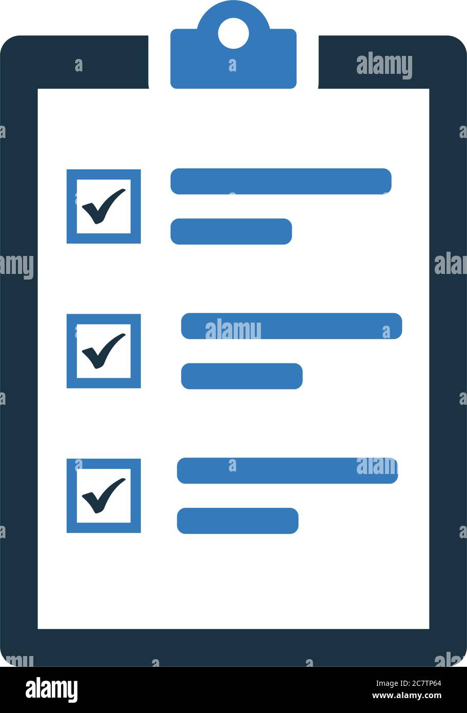 Elenco di controllo, icona completa attività. Icona bella ...