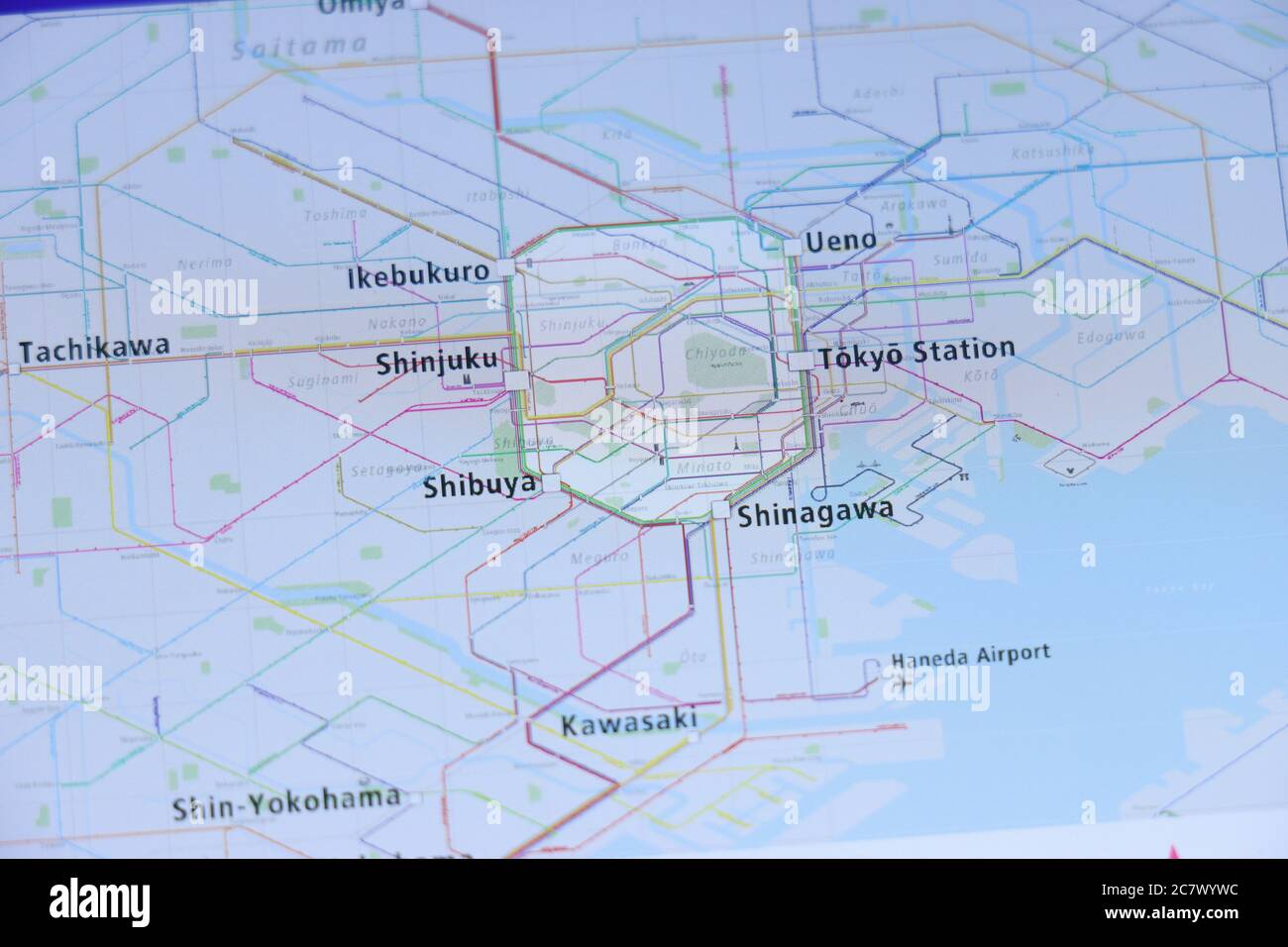 Mappa della metropolitana di tokyo immagini e fotografie stock ad alta ...