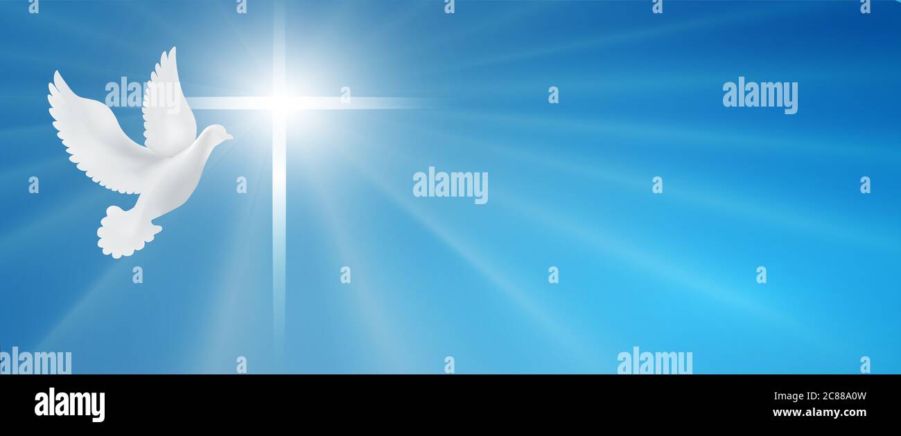 Sfondo Colomba Cristiana Colomba Religiosa Foto E Immagini Stock In