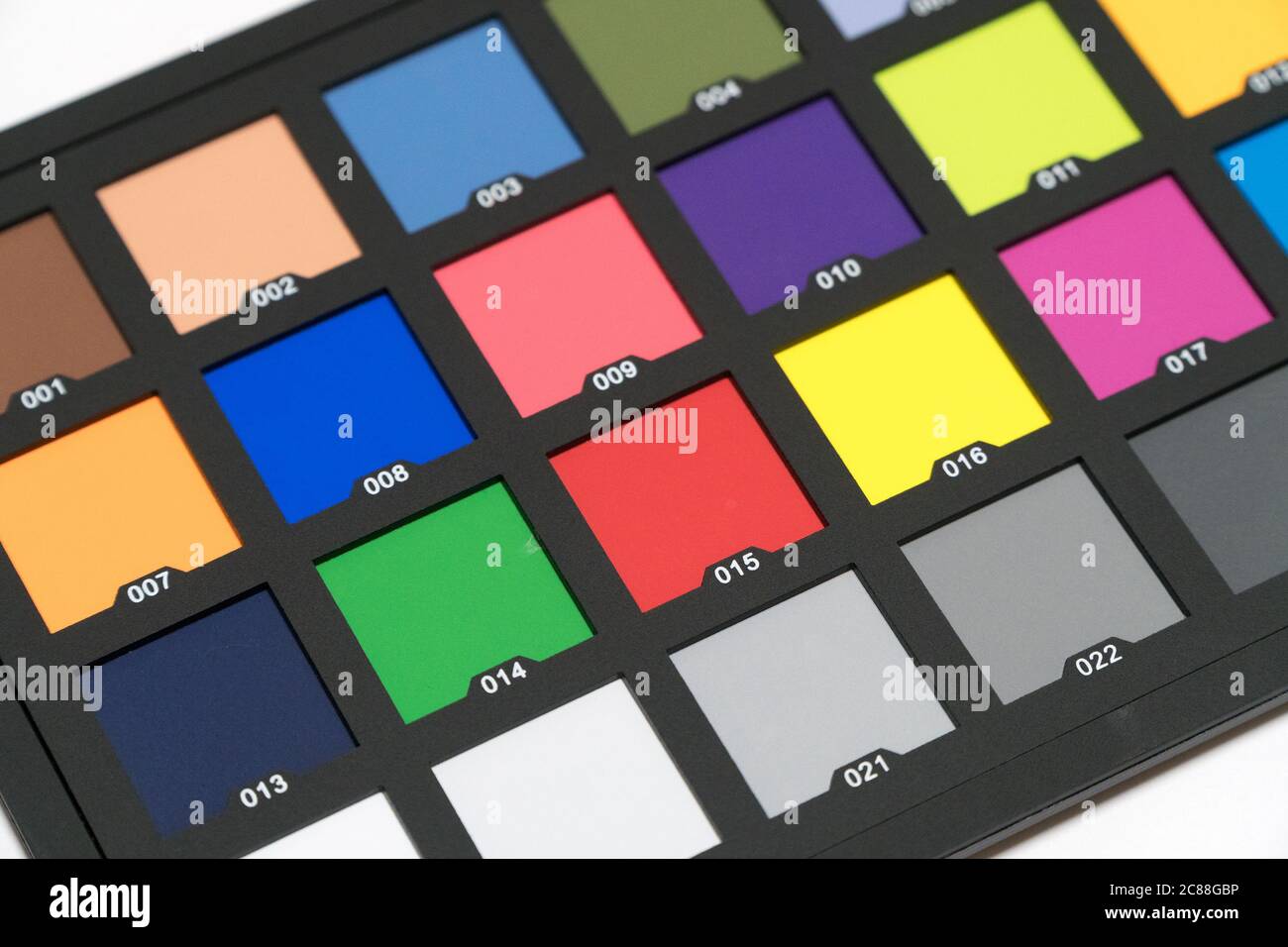 Color rendition chart immagini e fotografie stock ad alta risoluzione ...