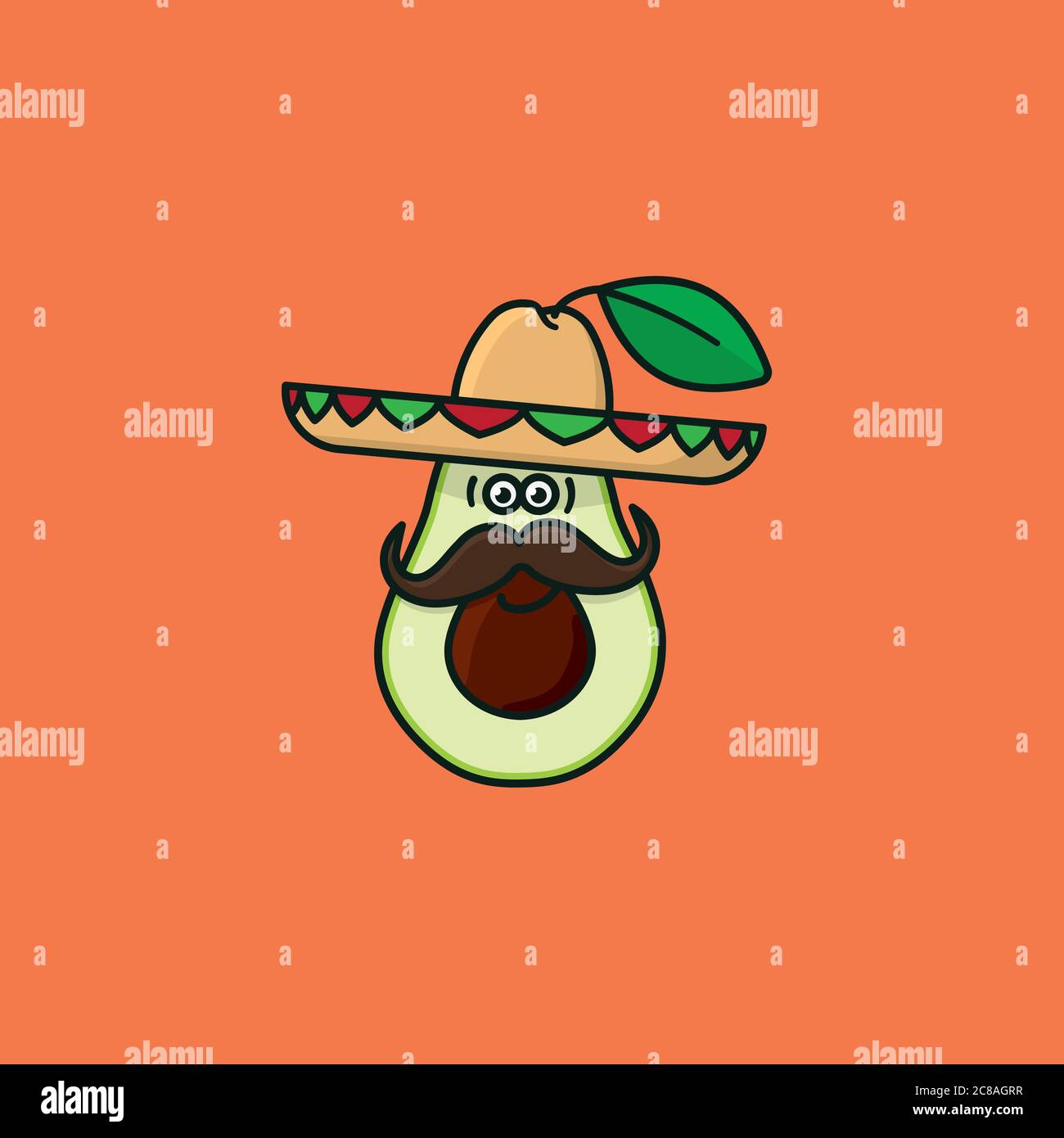 Frutta messicana Immagini Vettoriali Stock - Alamy
