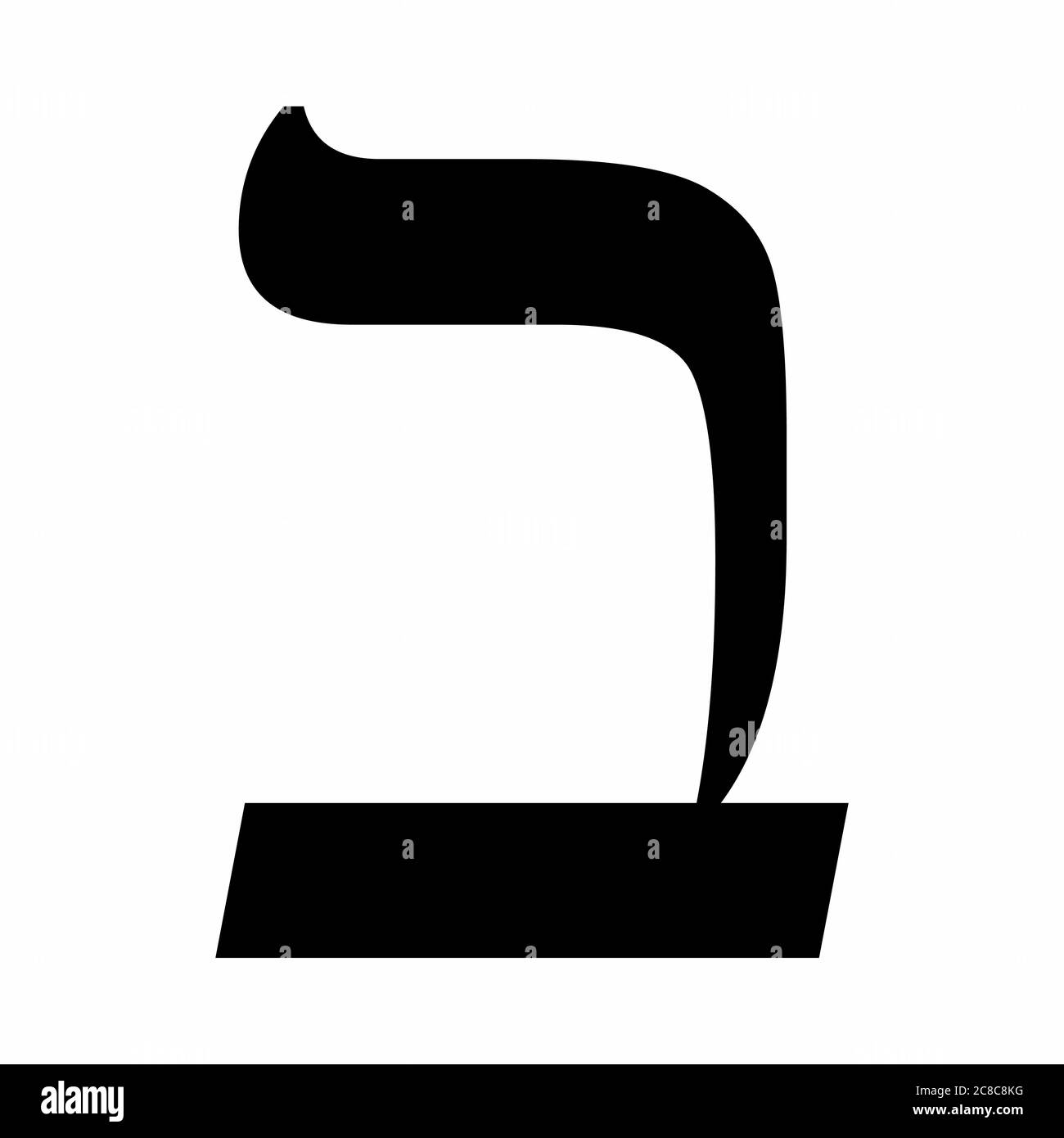 Alfabeto ebraico biblico Foto e Immagini Stock in Bianco e Nero - Alamy