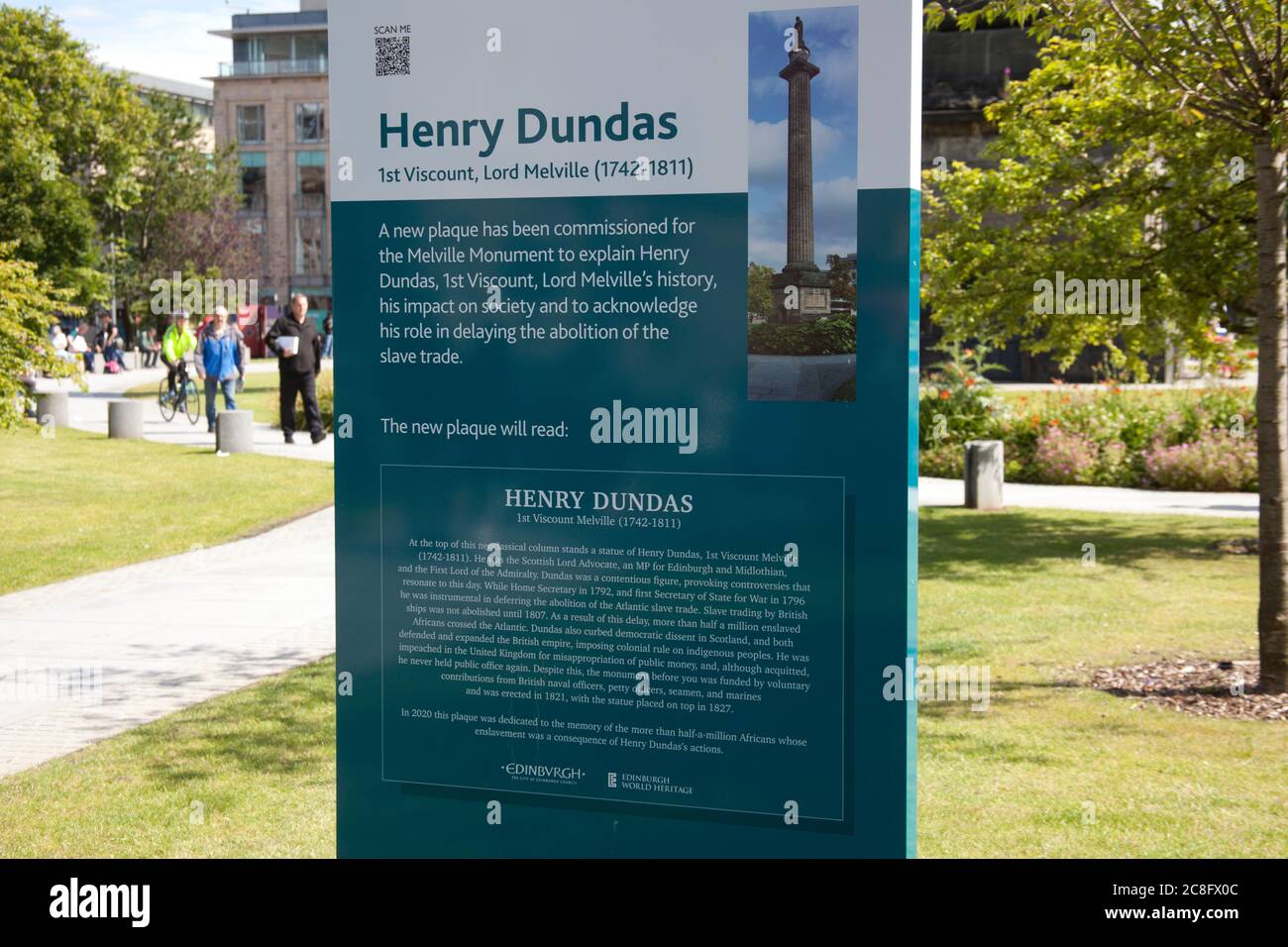 Visconte monumento di melville immagini e fotografie stock ad alta ...