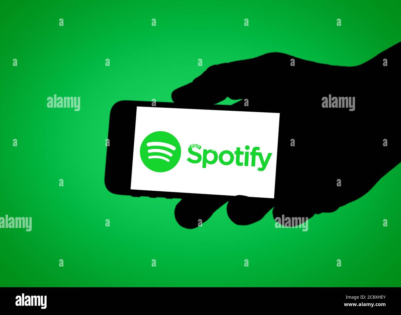 Spotify logo immagini e fotografie stock ad alta risoluzione - Alamy