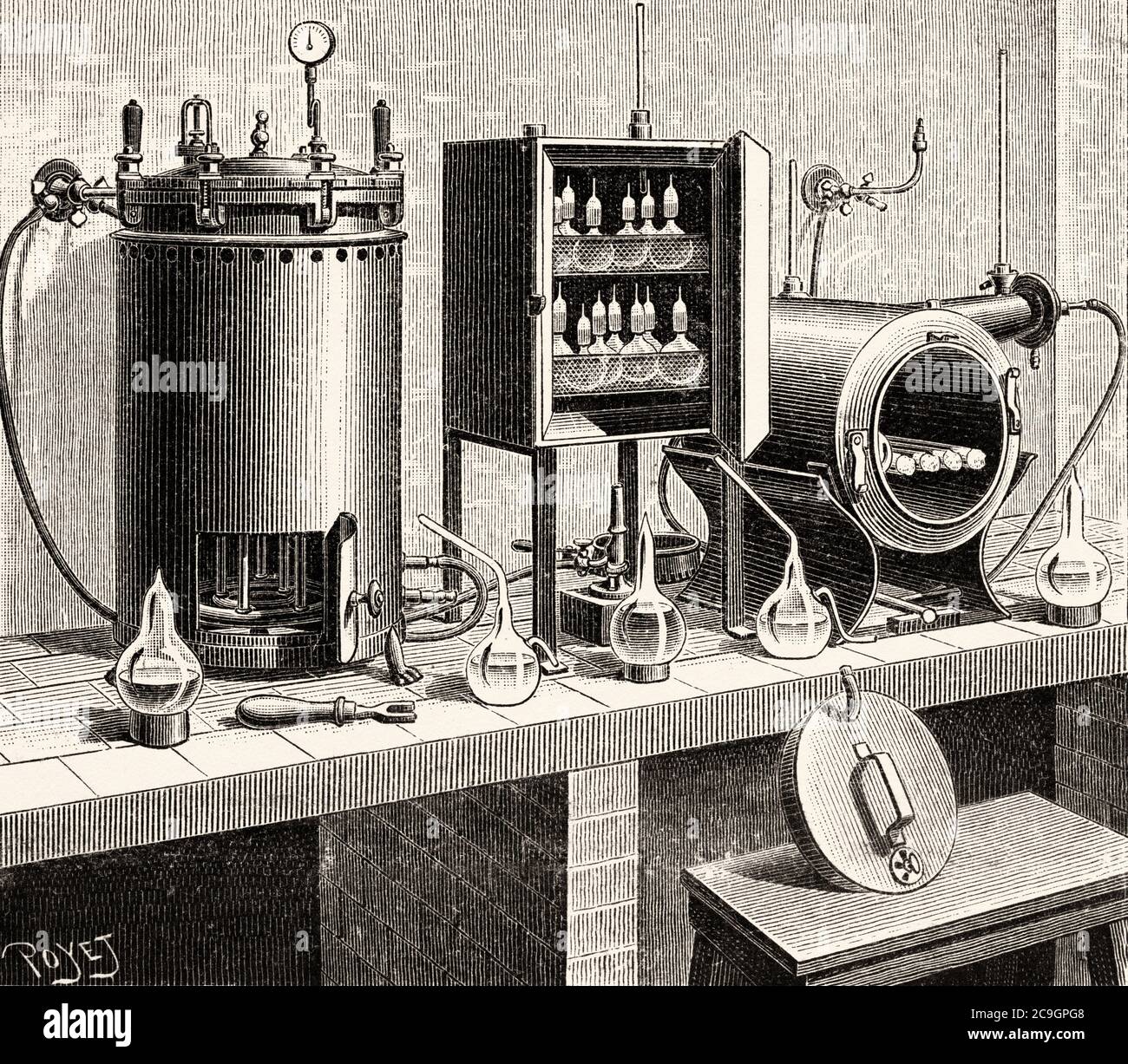 Disegno antico autoclave immagini e fotografie stock ad alta ...