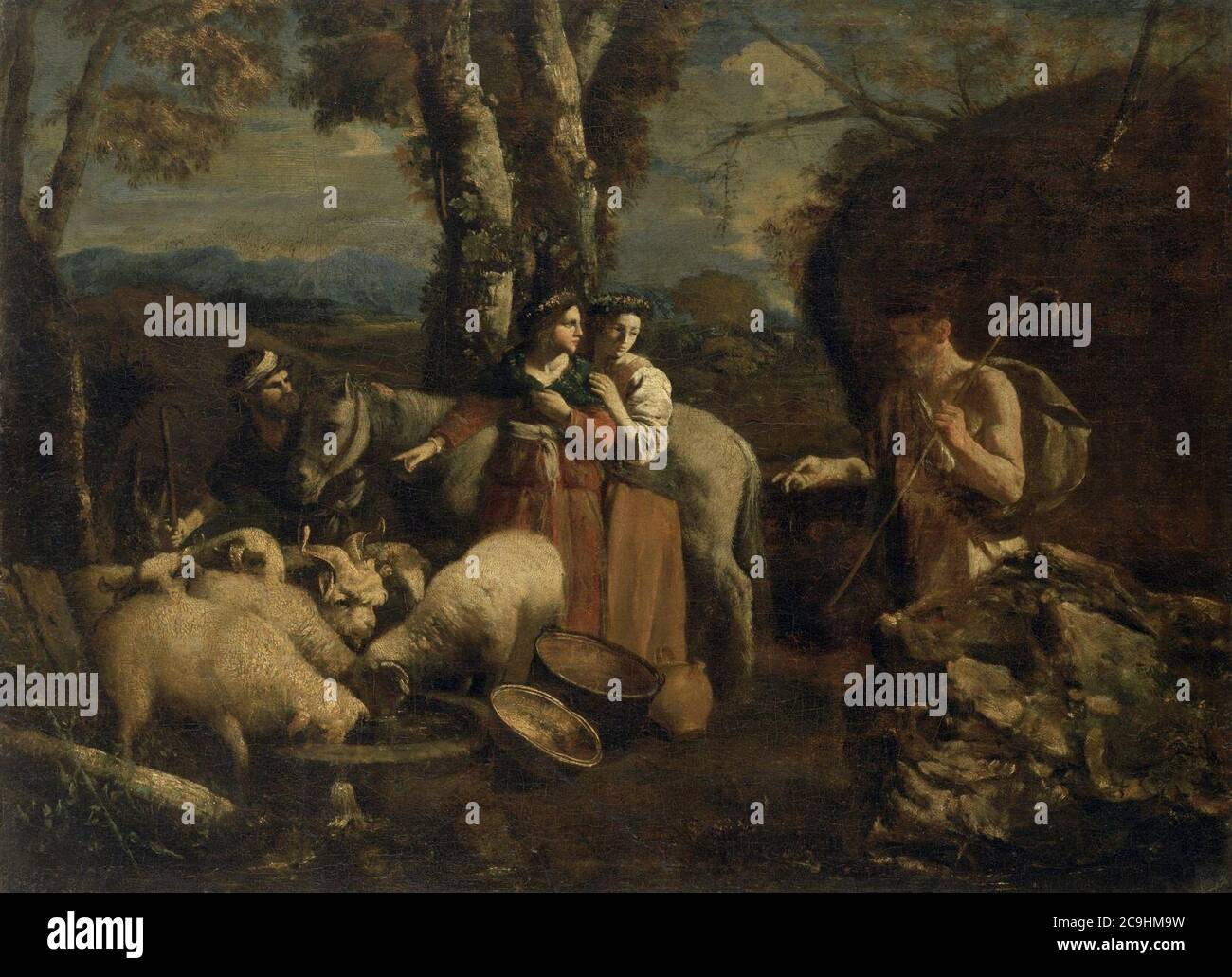 The meeting of jacob and rachel immagini e fotografie stock ad alta ...