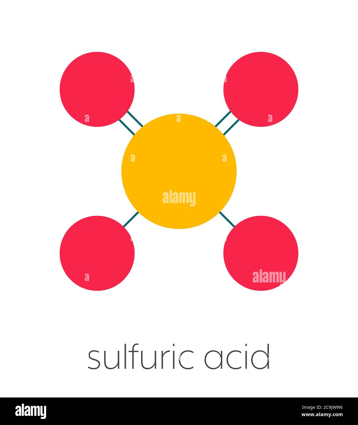 Acido solforico forte molecola di acido minerale Immagini senza sfondo ...