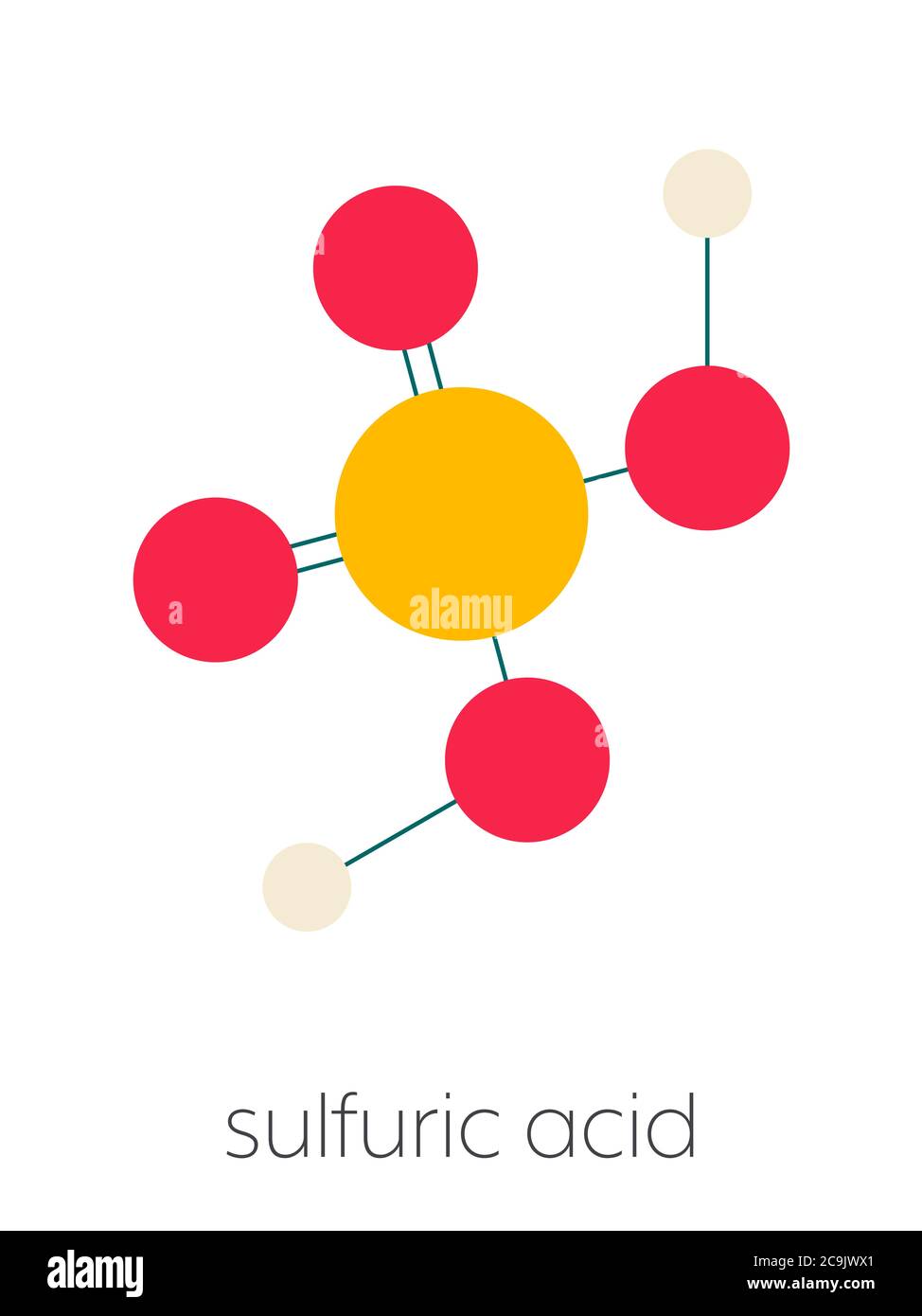 Acido solforico forte molecola di acido minerale Immagini senza sfondo ...