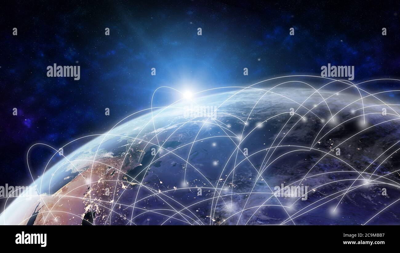 Mappa Di Rete Immagini e Fotos Stock - Alamy