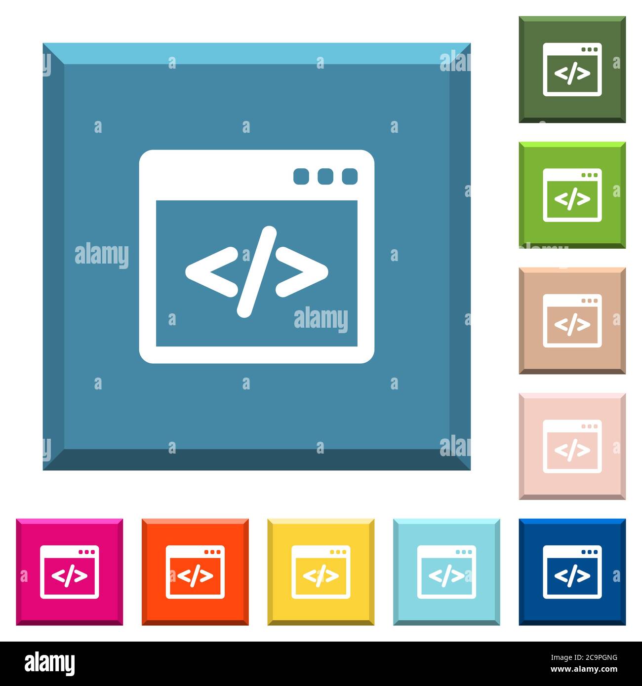 Software programming language icons Immagini senza sfondo e Foto Stock ...