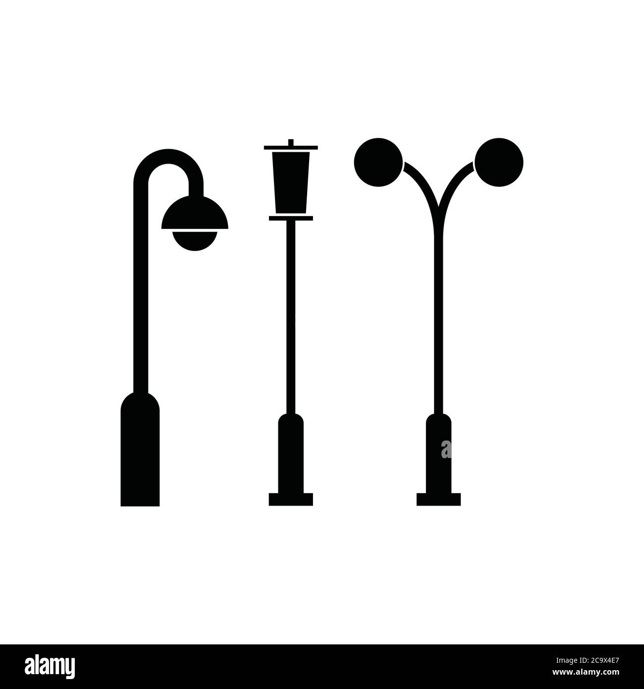 Lampione stradale Immagini Vettoriali Stock - Alamy