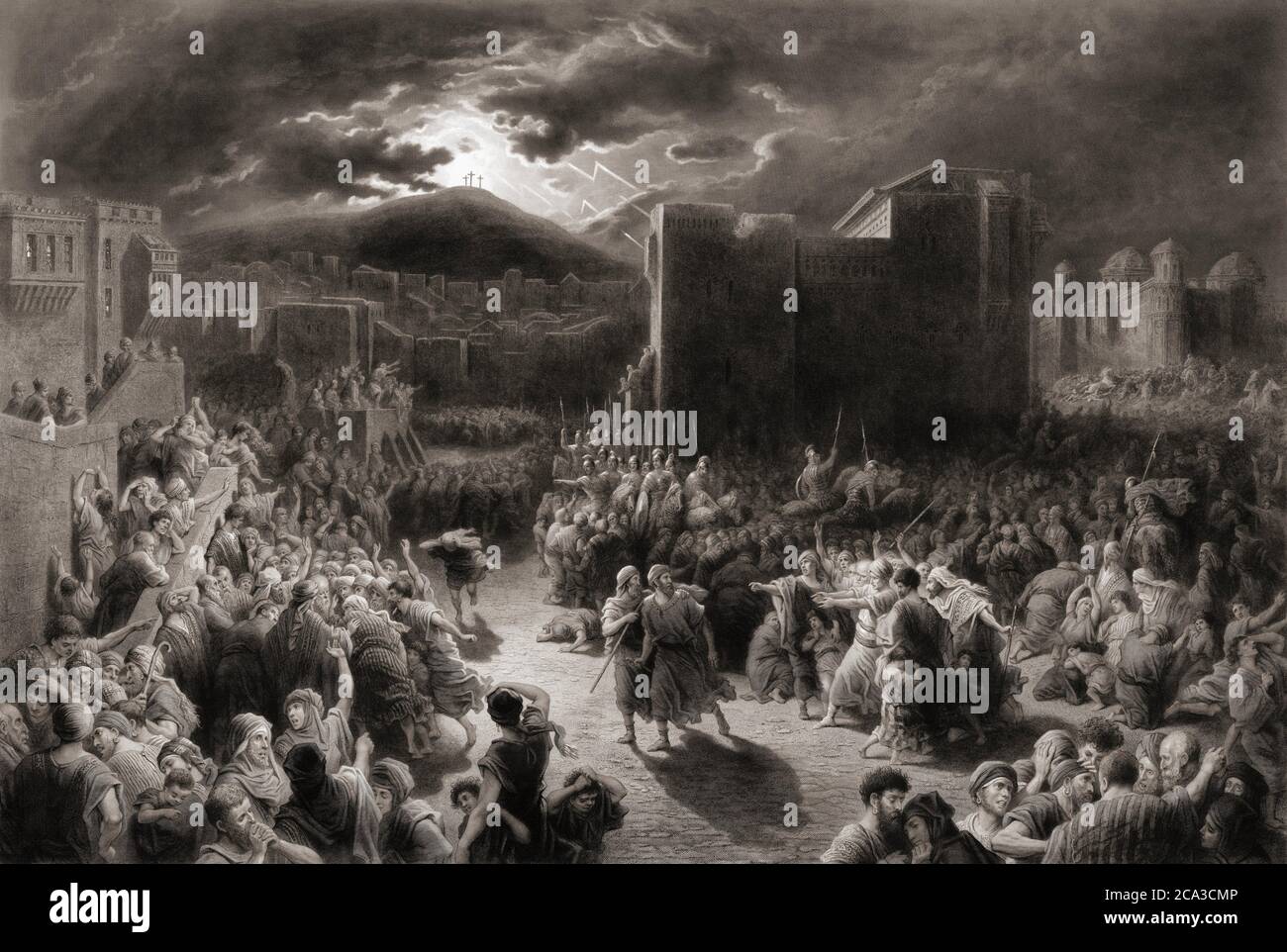 The crucifixion by gustave dore immagini e fotografie stock ad alta risoluzione - Alamy