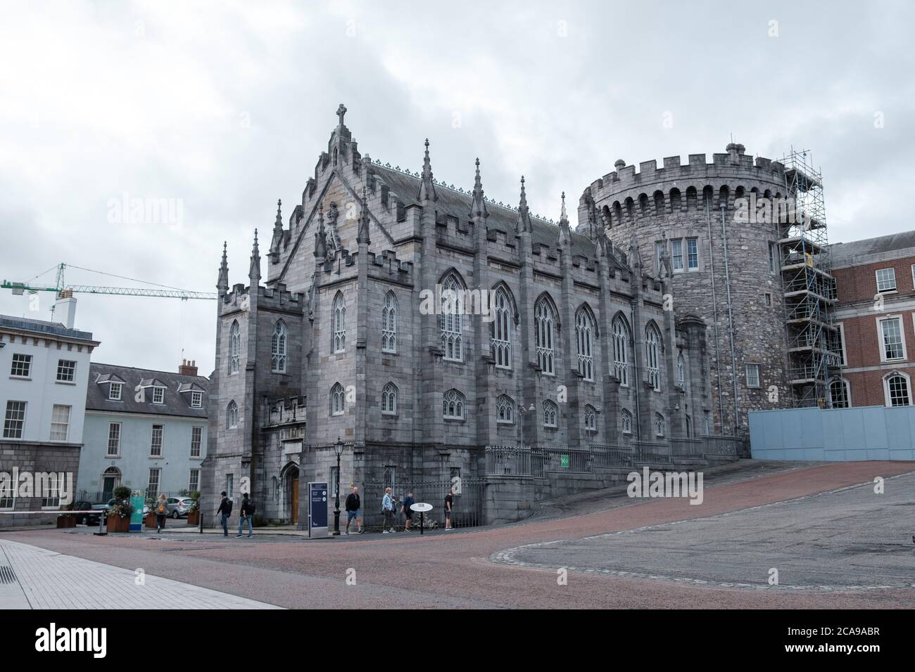 Cancello della fortezza del castello di dublino immagini e fotografie ...