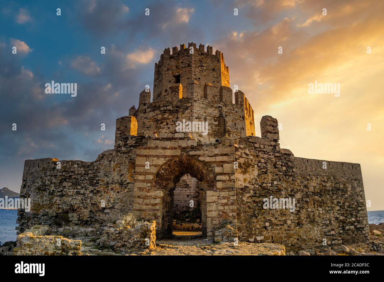 Castello Di Methoni Greco Peloponneso Immagini e Fotos Stock - Alamy
