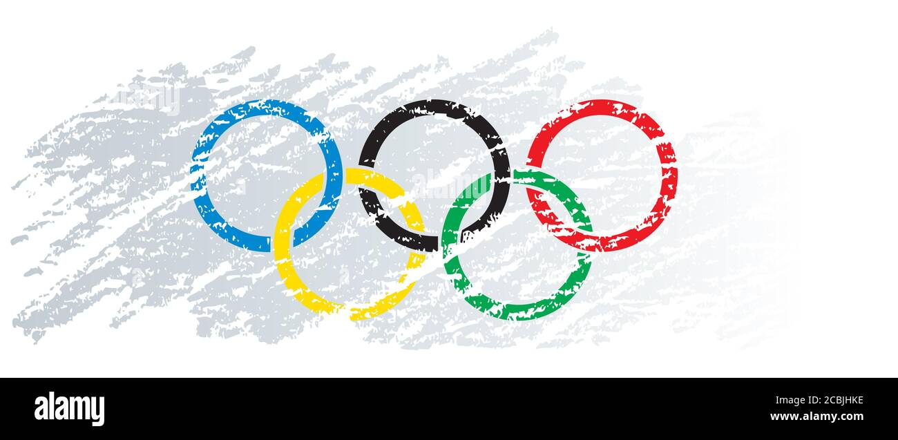 Bandiera delle olimpiadi di atletica leggera Immagini Vettoriali Stock ...