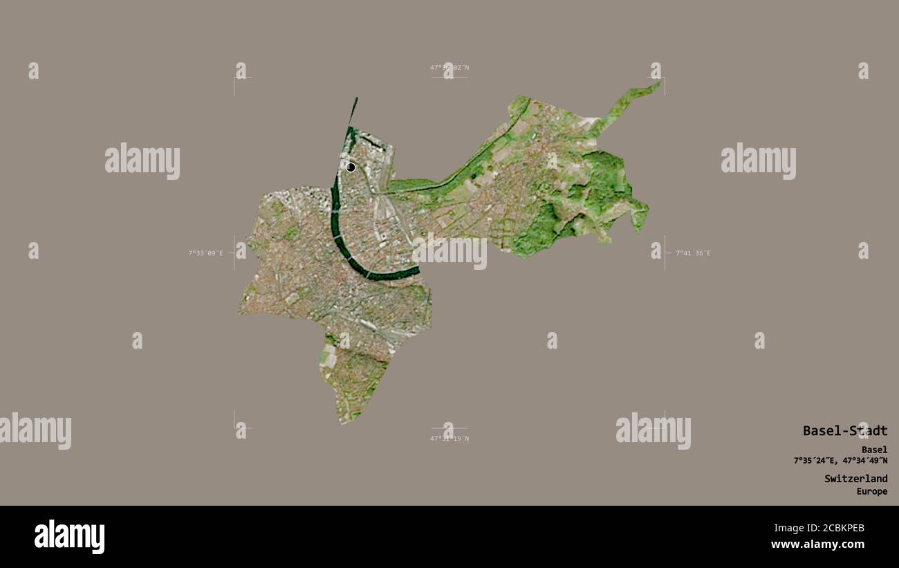 Basilea su una mappa immagini e fotografie stock ad alta risoluzione ...