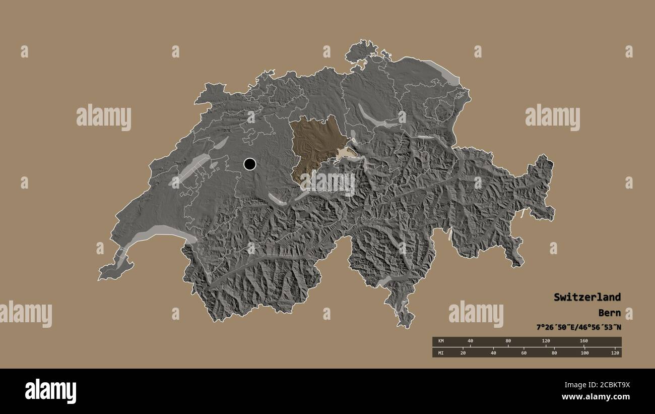 Mappa dell'area di lucerna immagini e fotografie stock ad alta ...