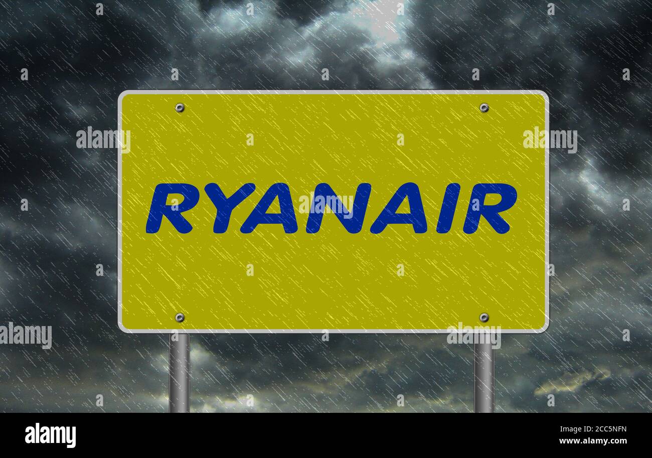 Ryanair logo immagini e fotografie stock ad alta risoluzione - Alamy