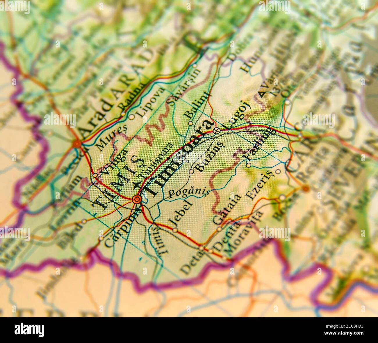 Mappa di timisoara immagini e fotografie stock ad alta risoluzione - Alamy