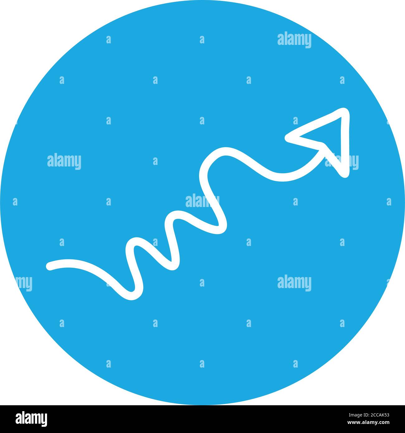 freccia direzione sottile destra su icona stile blocco illustrazione ...