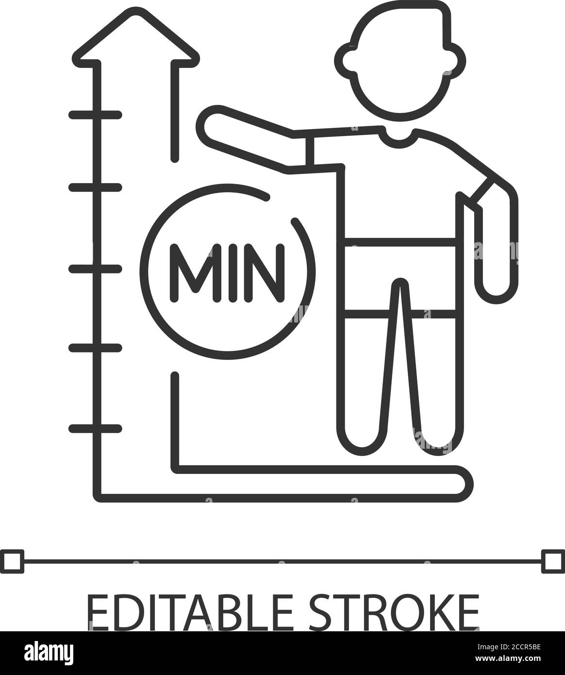 Segno limite di altezza Immagini Vettoriali Stock - Alamy