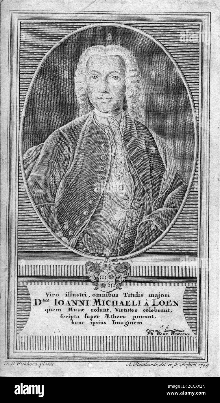 Johann michael von loen immagini e fotografie stock ad alta risoluzione ...
