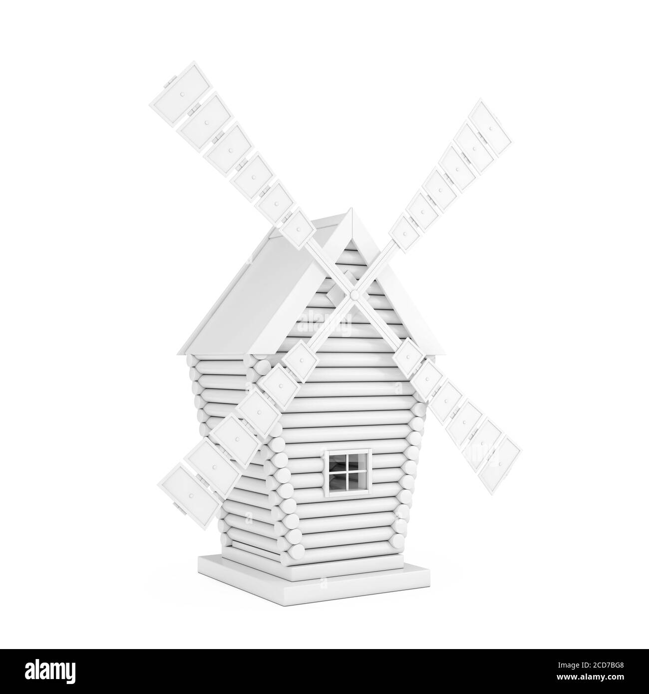 Sfondo di disegno del mulino a vento Foto e Immagini Stock in Bianco e ...