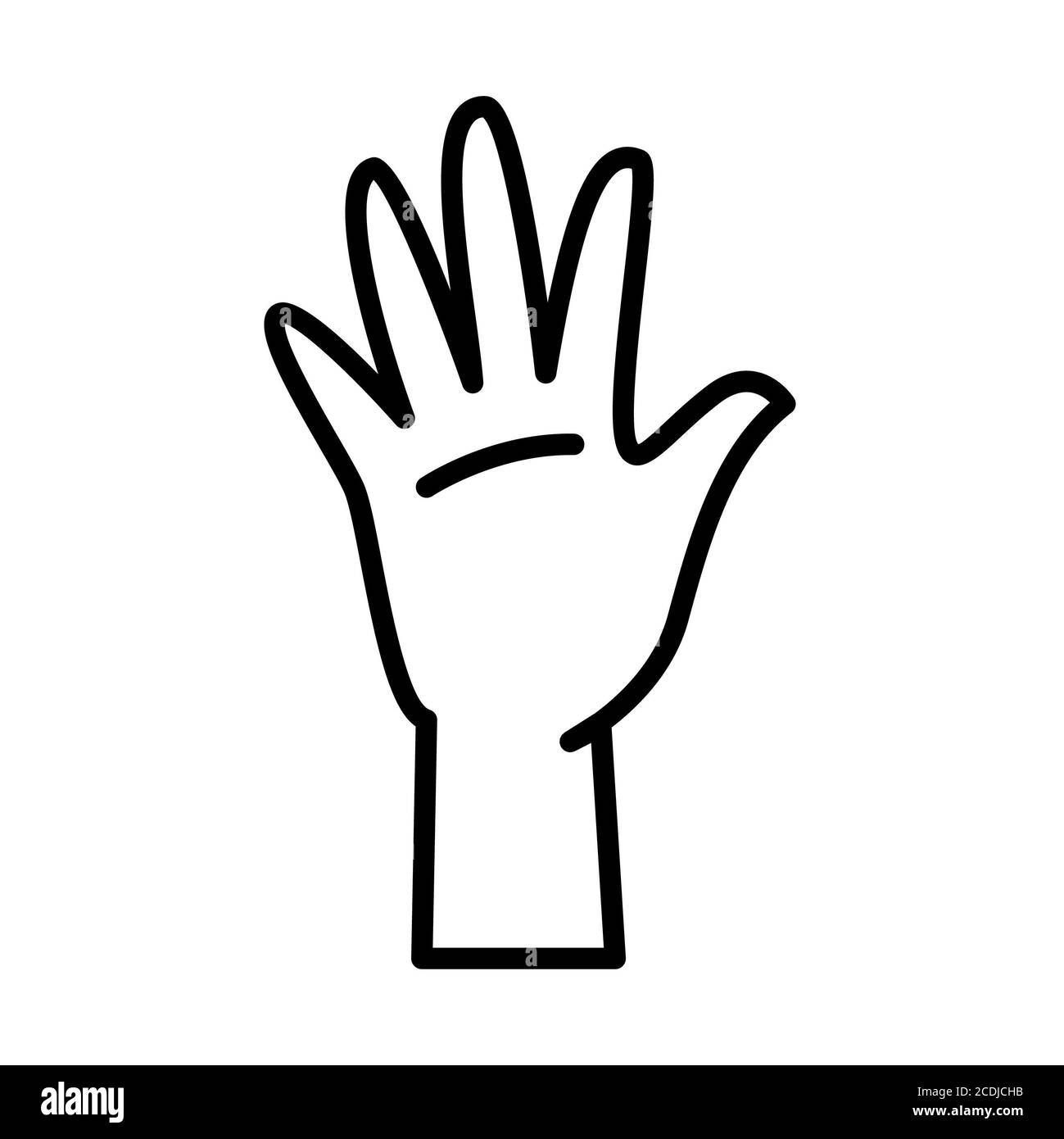 Anatomia della mano Foto e Immagini Stock in Bianco e Nero - Alamy