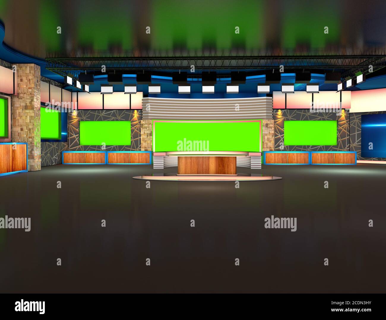 3d studio tv virtual set immagini e fotografie stock ad alta risoluzione - Alamy
