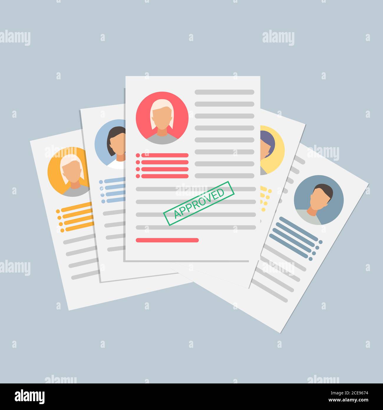 Cv curriculum vitae resume vector immagini e fotografie stock ad alta ...