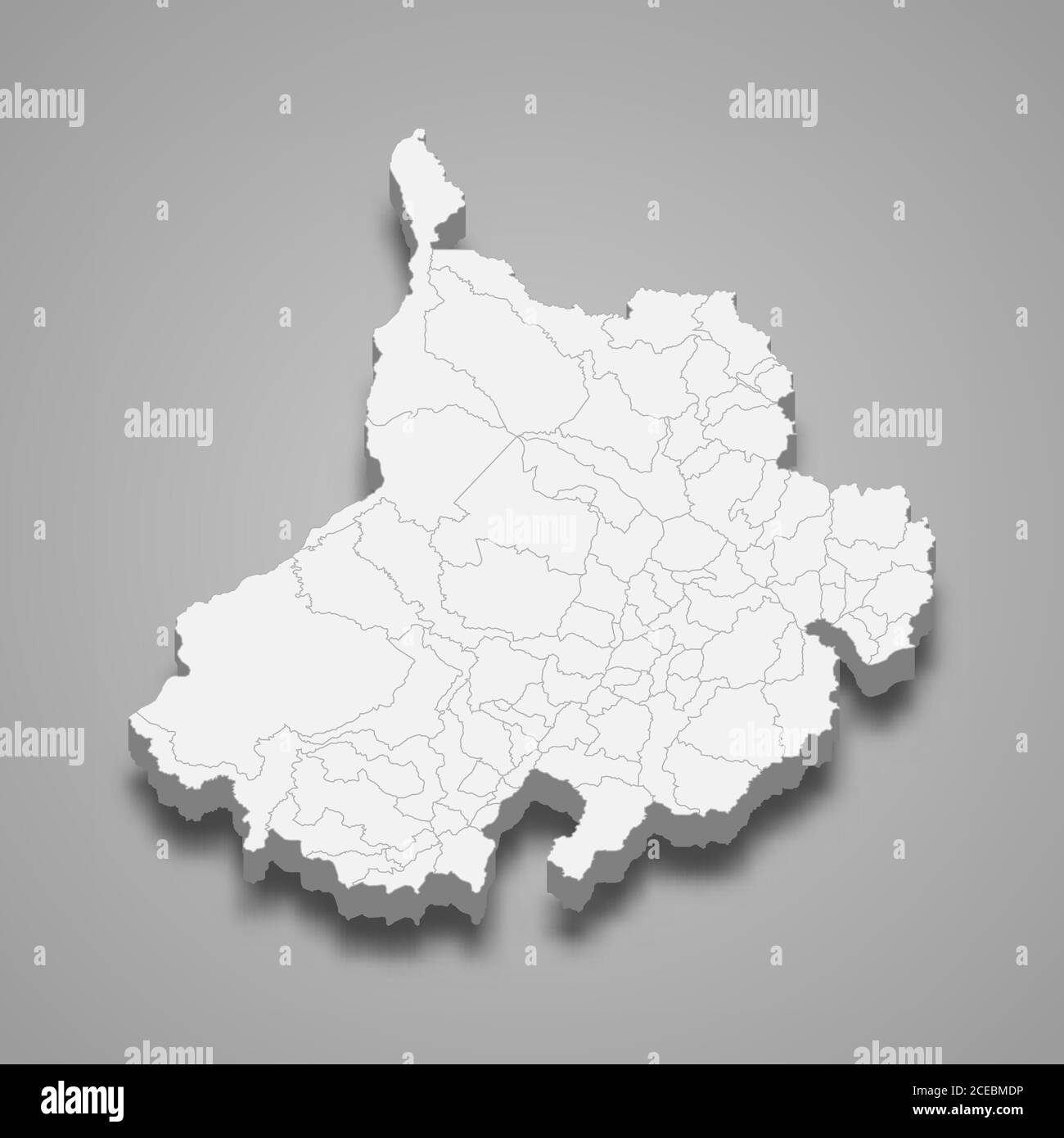 Mapa de santander Immagini Vettoriali Stock - Alamy