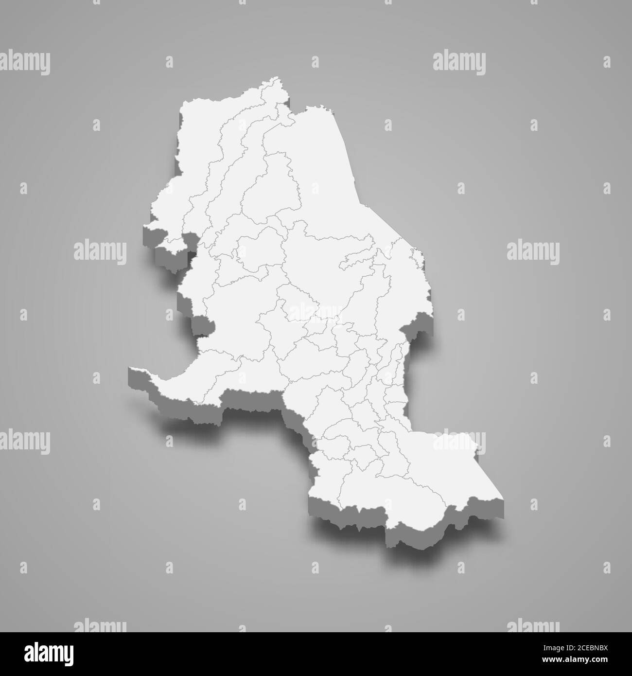 Mapa de santander Immagini Vettoriali Stock - Alamy