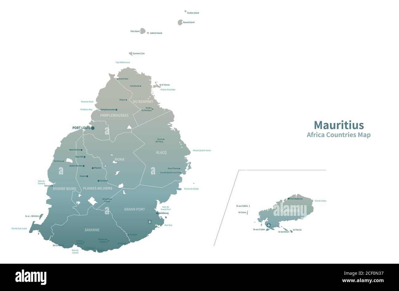 Mauritius Map Immagini e Fotos Stock - Alamy