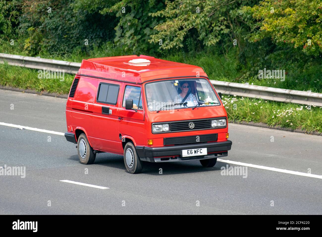 1990 90s 1915cc Red Volkswagen pop top caddy, Transporter, camper fans ...