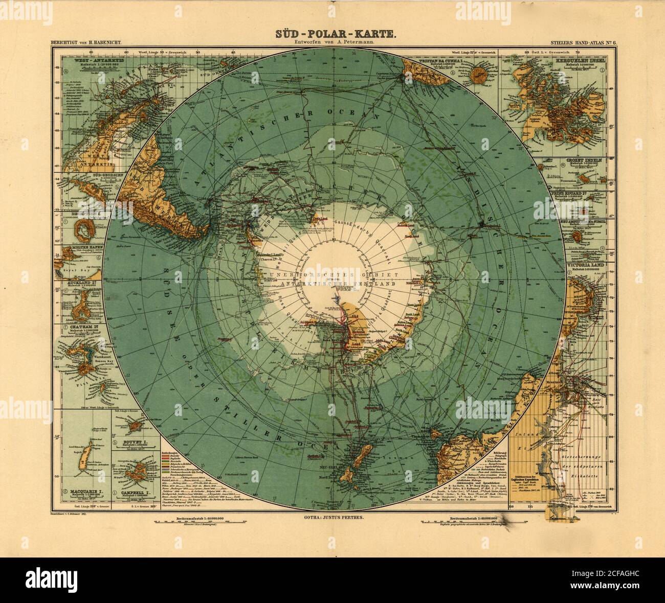 South pole map immagini e fotografie stock ad alta risoluzione - Alamy