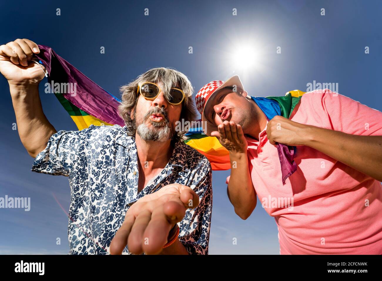 Mature Gay Couple Kissing Immagini E Fotografie Stock Ad Alta