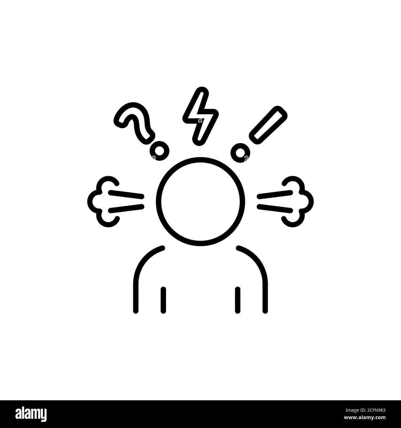 Persona disperata Immagini Vettoriali Stock - Alamy