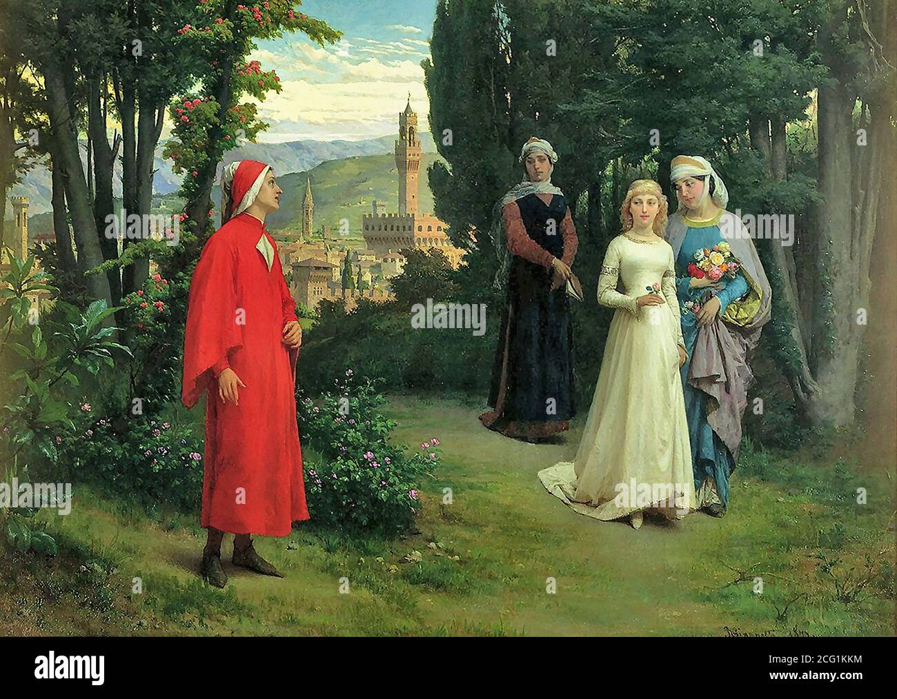 Primo incontro beatrice e dante immagini e fotografie stock ad alta ...