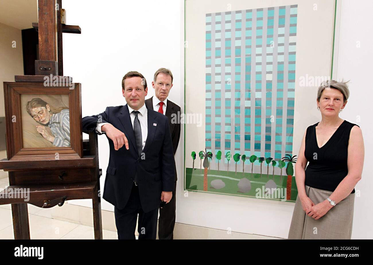 Direttore della tate nicholas serota e tate britain penelope curtis ...