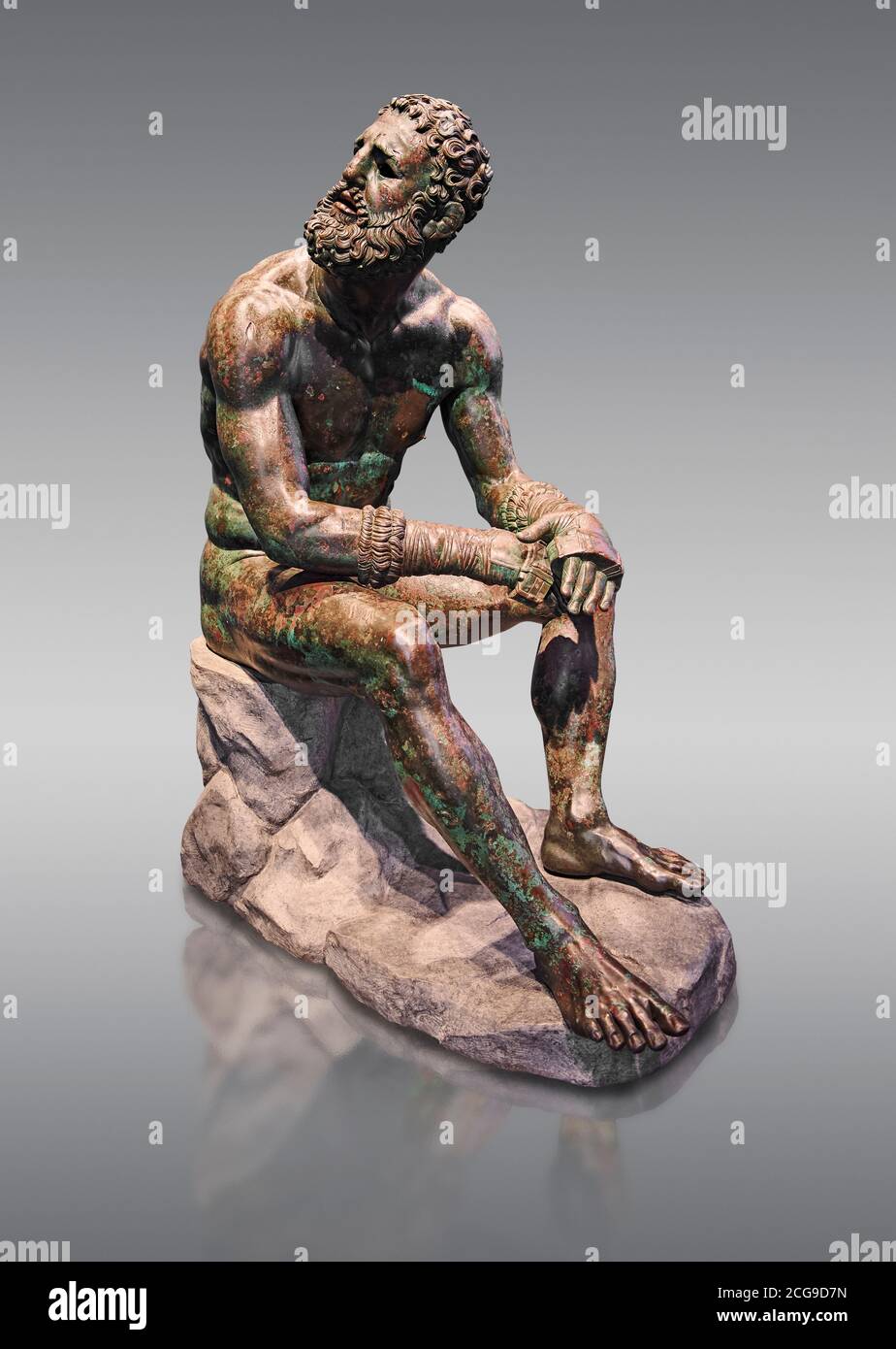 Statua in bronzo di un pugile immagini e fotografie stock ad alta ...
