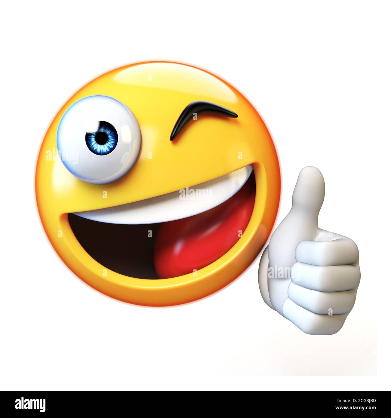 Cartoon Emoji Emoticon Character Giving Immagini e Fotos Stock - Alamy