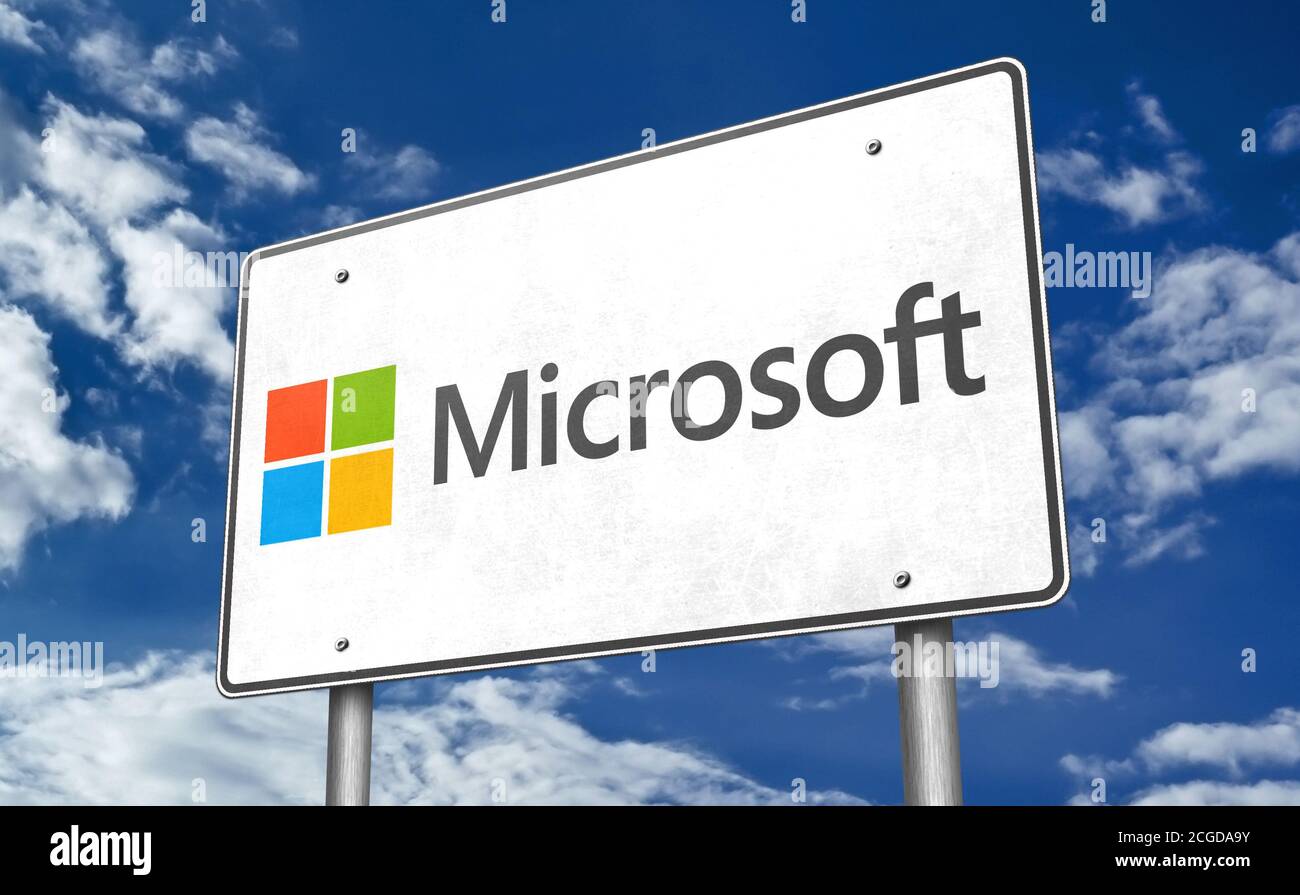 Microsoft logo immagini e fotografie stock ad alta risoluzione - Alamy