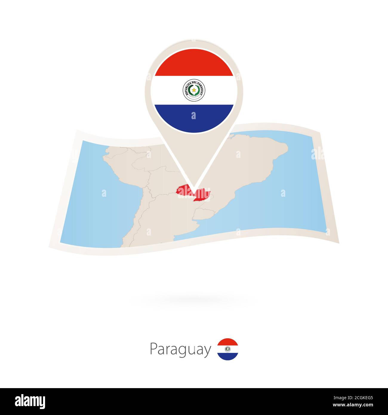 Perno della mappa del paraguay immagini e fotografie stock ad alta ...