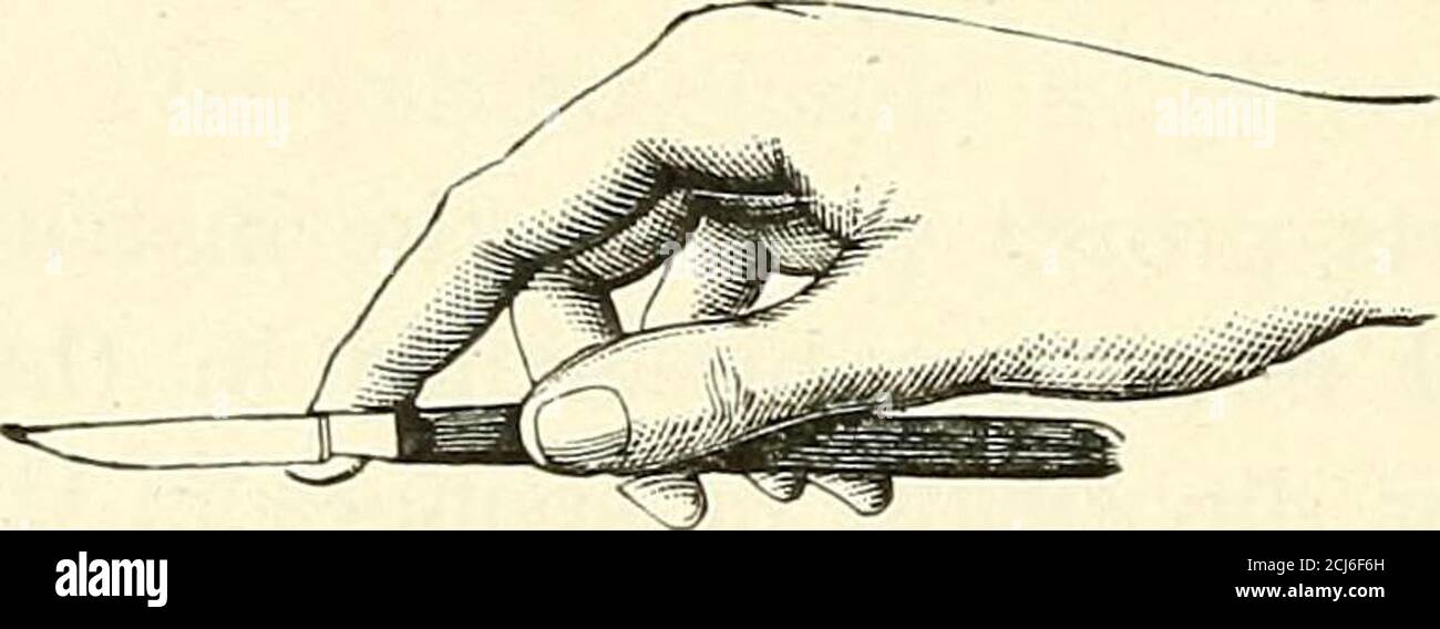 . Un manuale di chirurgia operatoria in cui il bisturi o il coltello ...