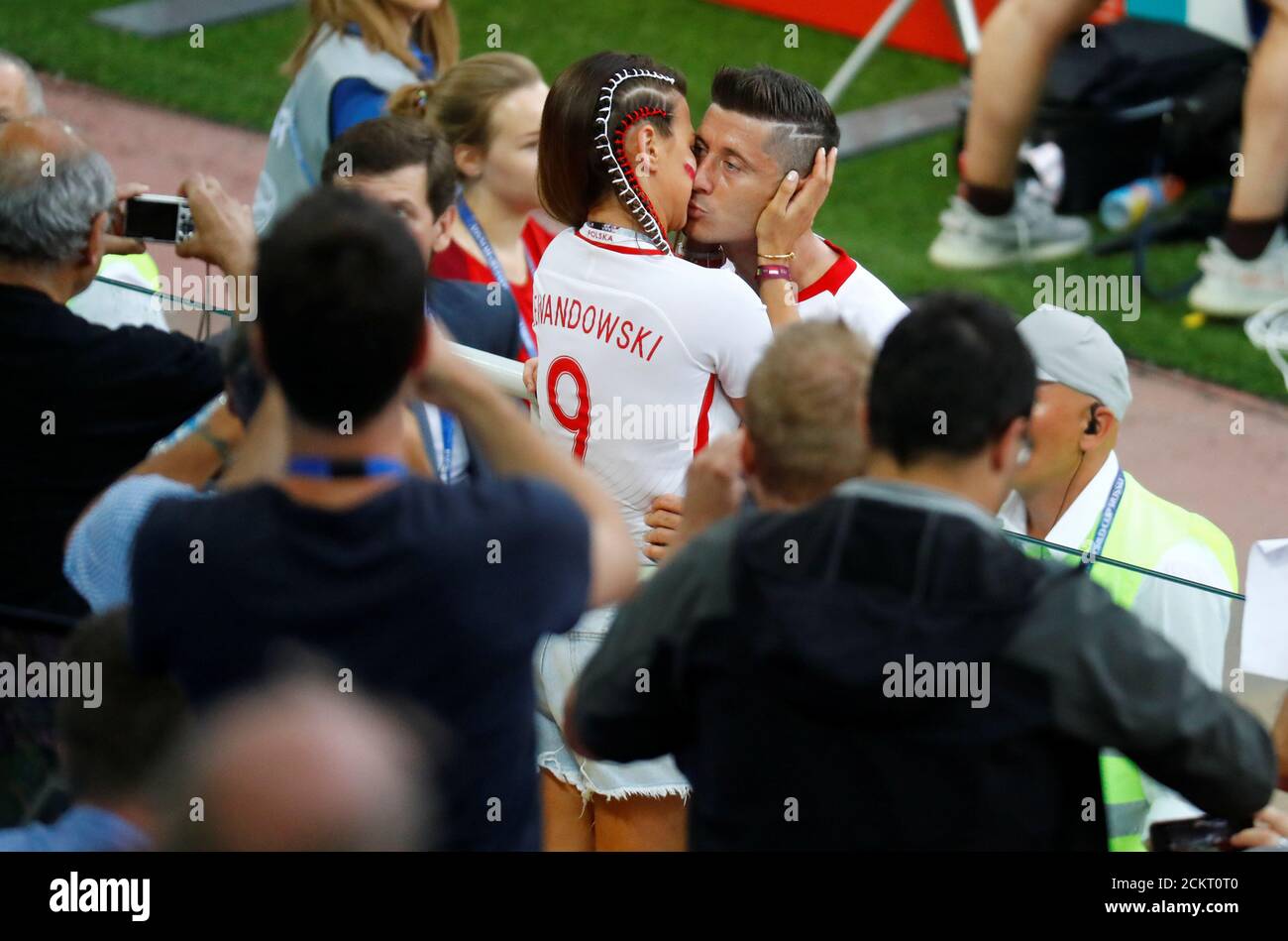 Robert lewandowski and anna lewandowski immagini e fotografie stock ad ...