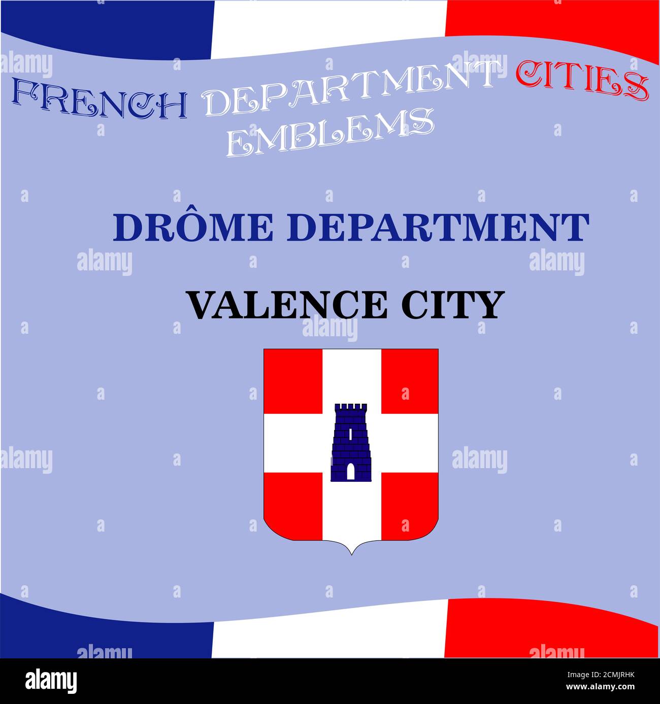 Mappa del dipartimento di drome immagini e fotografie stock ad alta ...