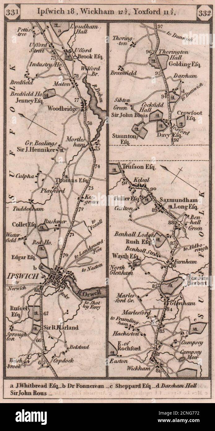 Mappa di woodbridge immagini e fotografie stock ad alta risoluzione - Alamy