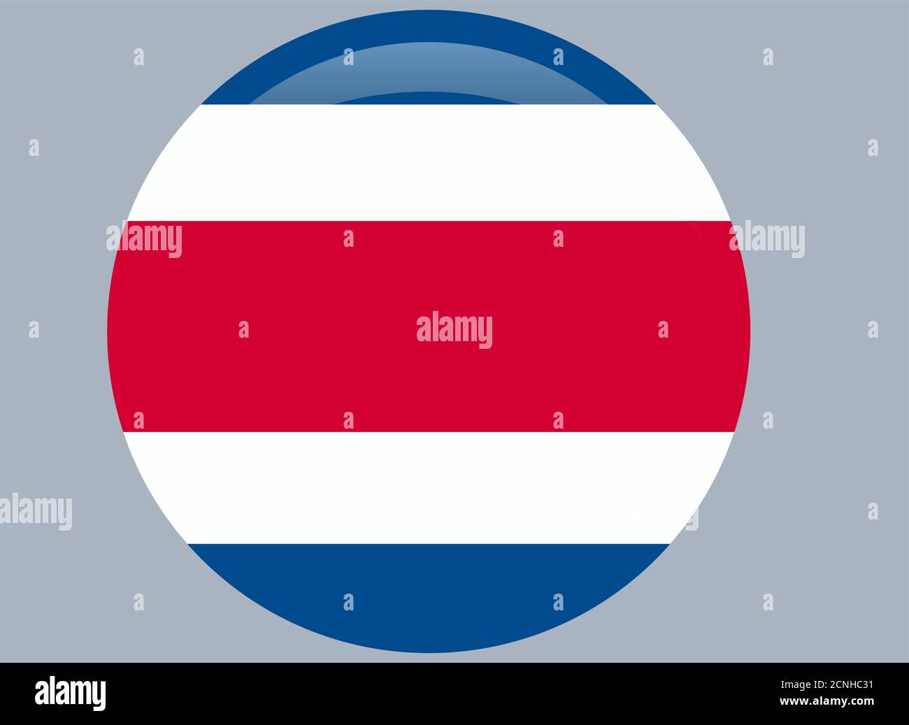 Costa Rican national bandiera ufficiale. Simbolo patriottico, banner ...