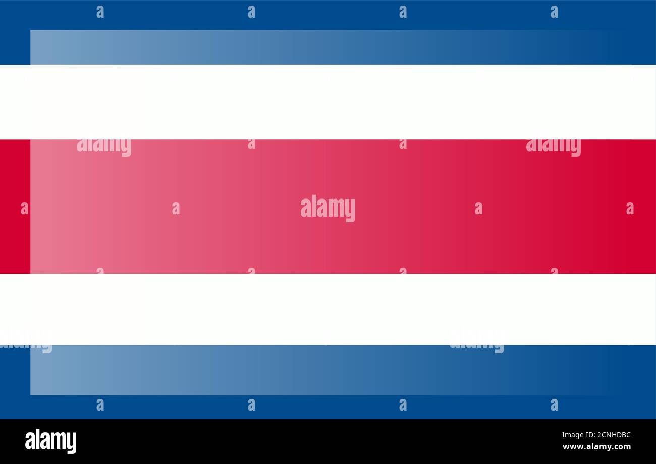 Costa Rican national bandiera ufficiale. Simbolo patriottico, banner ...