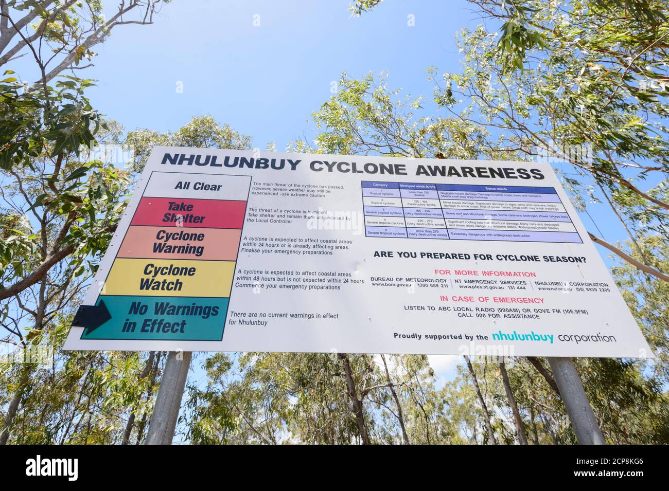 Australian cyclone sign immagini e fotografie stock ad alta risoluzione ...